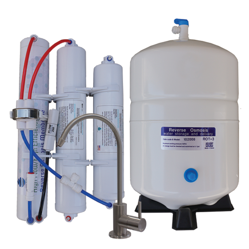 K Series Compact Reverse Osmosis 36GPD Complete System – Water and Filter